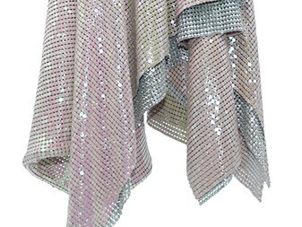 Metallic cloth-multi color - Ball Chain Curtain, Link Chain Curtain ...