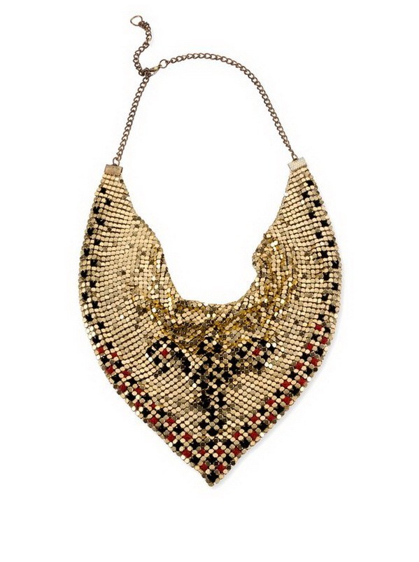 gold metal mesh scarf for woman's fashion - Ball Chain Curtain, Link ...