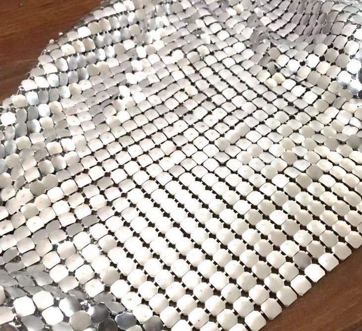 10mm silver metal mesh2 - Ball Chain Curtain, Link Chain Curtain, Metal ...