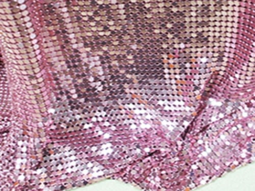 4mm Aluminum Metal Mesh in pink,red,silver color. - Ball Chain Curtain ...